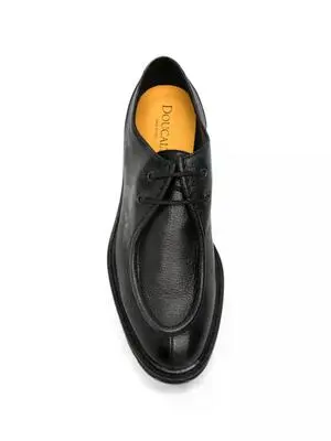 DOUCAL'S Grained Leather Derby Shoes