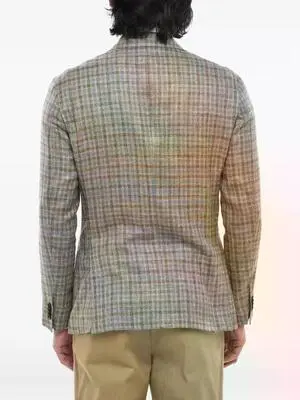 Corneliani Gate Gingham-pattern Blazer