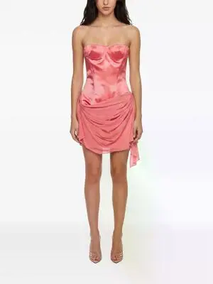 Alex Perry Draped Corset-style Mini Dress