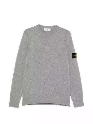 Stone Island Ribbed-knit Sweater - Grey