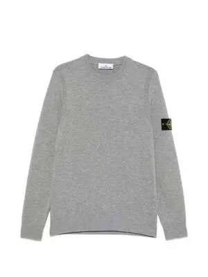 Stone Island 5100072 Lambswool Sweater - Grey