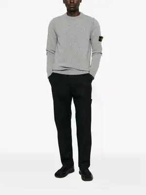 Stone Island 5100072 Lambswool Sweater - Grey