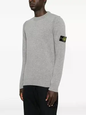Stone Island 5100072 Lambswool Sweater - Grey