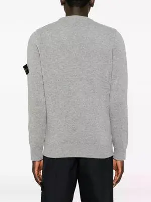 Stone Island 5100072 Lambswool Sweater - Grey