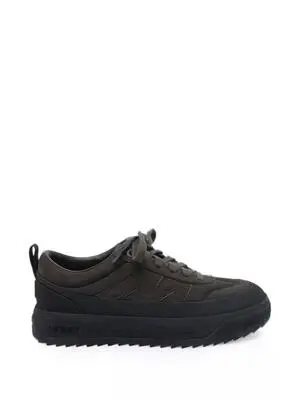 Moncler Altive Nubuck & Suede Trainers - Brown