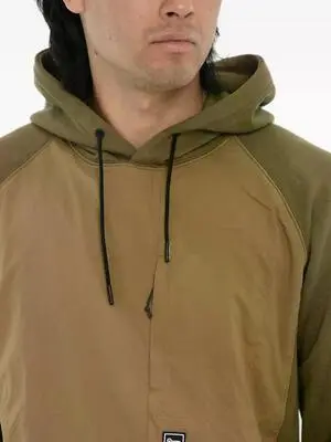 Woolrich Logo-patch Panelled Hoodie
