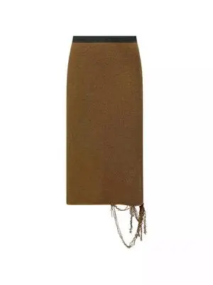 MAISON MARGIELA Midi Skirt - Brown