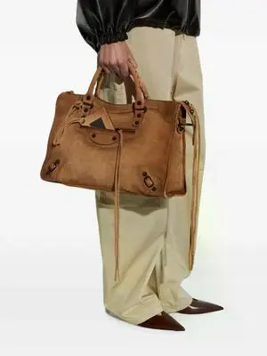 Balenciaga Le City Bag Medium In Camel