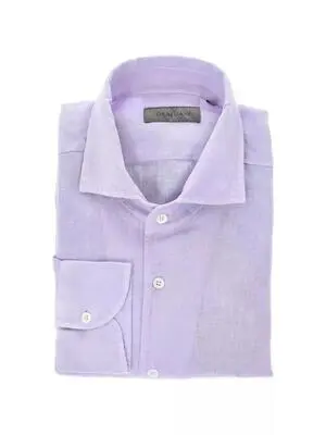 Corneliani Linen French-collar Shirt