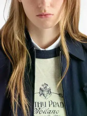 Prada Reversible Jersey Blouson Jacket