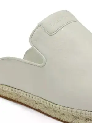 LANVIN Espadrille Leather Mules