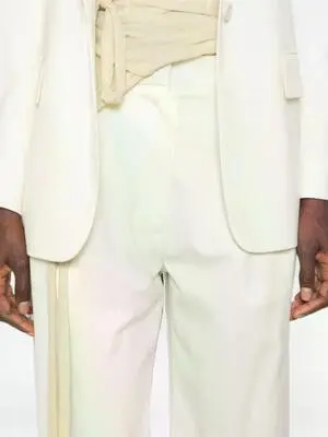 LARDINI Pleat-detail Wide-leg Trousers