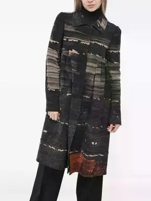 Giambattista Valli Single-breasted Printed Coat