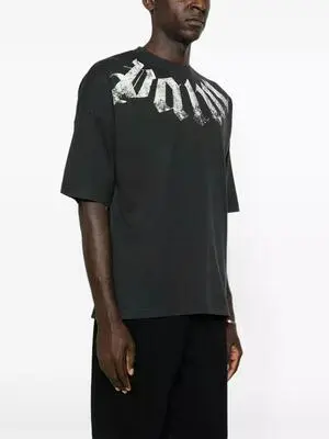 Palm Angels Big Neck Logo Printed T-shirt