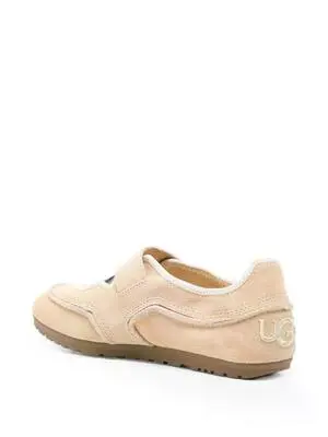 UGG Mary Jane Touch-strap Suede Ballet Flats - Neutrals