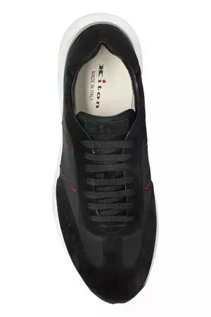 Kiton Suede-panelled Sneakers