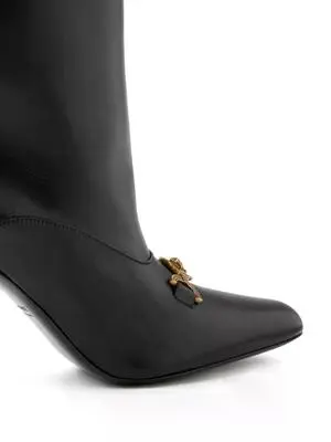Versace Marisa Leather Boots 90 Mm