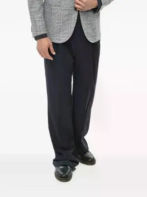 Corneliani Checked Single-breasted Blazer - Grey