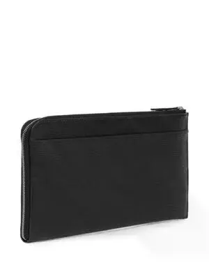 Smythson Ludlow-leather Travel Organiser Pouch - Black
