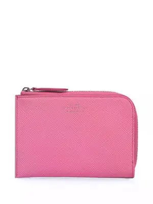 Smythson Small Zip-up Wallet - Pink