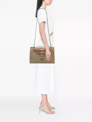Gucci Large Gg Canvas Emily Shoulder Bag