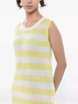 Woolrich Striped Sleeveless Dress - Yellow