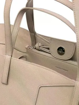 Emporio Armani Leather Shopper Bag
