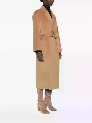 Max Mara Belted Notch-lapel Coat