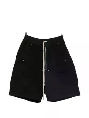 Rick Owens Cargobela Drawstring-waist Cargo Shorts - Black