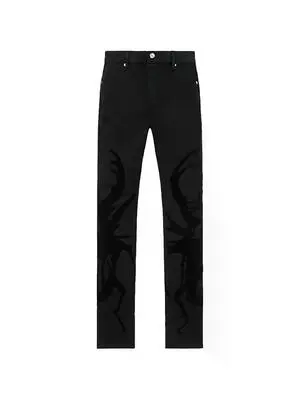 RtA Bryant Beetle-print Jeans