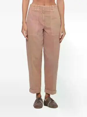 Peserico Patch-pocket Turn-up Trousers
