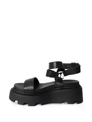ALTERCORE Marilla Buckle-fastening Platform Sandals - Black