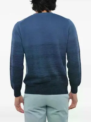 Corneliani Ombré-effect Crew-neck Sweater