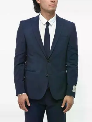 Corneliani Peak-lapel Single-breasted Suit - Blue