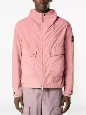 Stone Island 4100052 Light Compact Touch Poly-tc Hooded Jacket