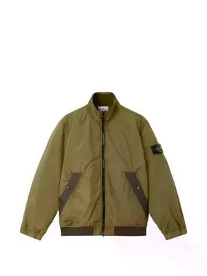 Stone Island 4100111 Crinkle Reps Ny Jacket - Green