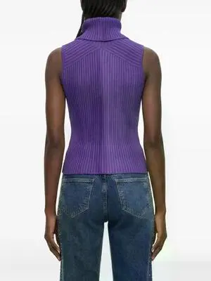 Karl Lagerfeld Zip Knit Vest