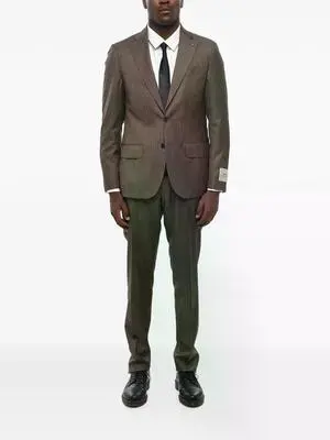Corneliani Virgin Wool Jacquard Suit