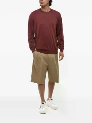 Corneliani Crew-neck Cotton Sweater - Red
