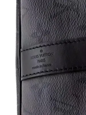 LOUIS VUITTON Keepall Bandouliere Bag Reverse Monogram Eclipse Canvas 35 Travel Bag