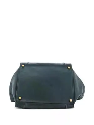 Celine Phantom Tote Bag In Smooth Leather - Green