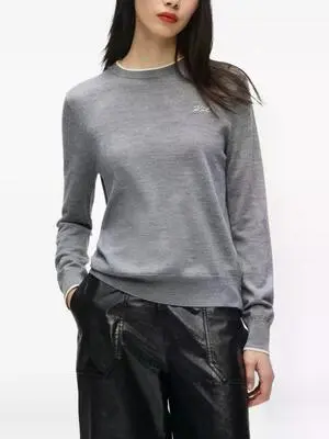 Karl Lagerfeld Merino Wool Crew-neck Sweater
