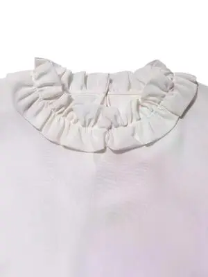 Dolce & Gabbana Ruffle-trim Silk Blouse