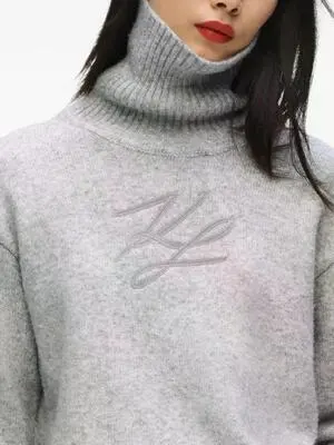 Karl Lagerfeld Soutache Turtleneck Sweater
