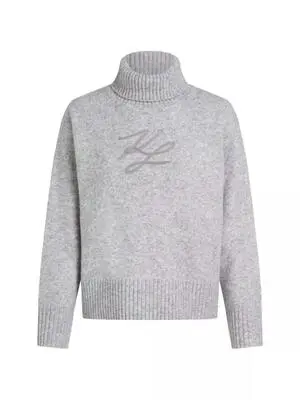 Karl Lagerfeld Soutache Turtleneck Sweater