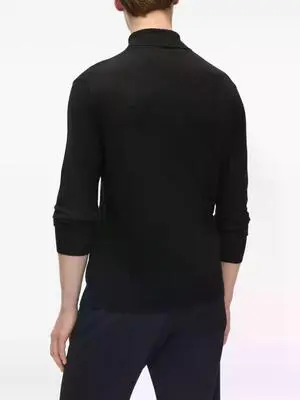 Karl Lagerfeld Monogram Wool Turtleneck Sweater