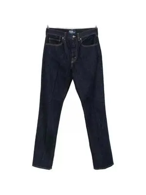Polo Ralph Lauren Belt-loops Straight-leg Jeans - Blue