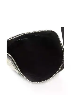 Gucci Web Messenger Bag Gg Coated Canvas Medium Crossbody Bag