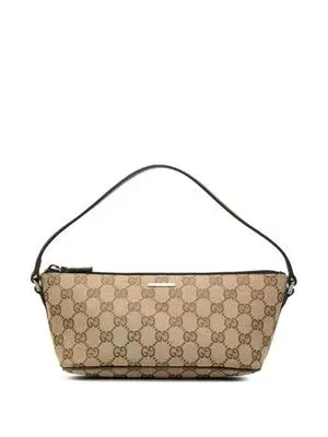 Gucci 2000-2015 Gg Canvas Boat Shoulder Bag - Neutrals