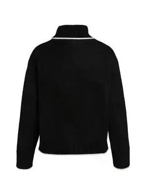 Karl Lagerfeld Soutache Turtleneck Sweater